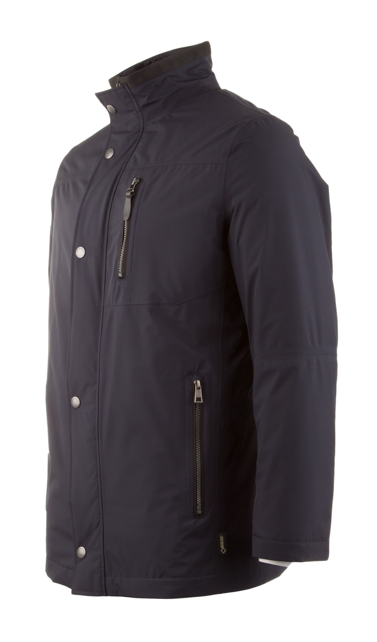 Pierre Cardin Gore-Tex Long Jacket Navy | Jan Rozing Men's Fashion