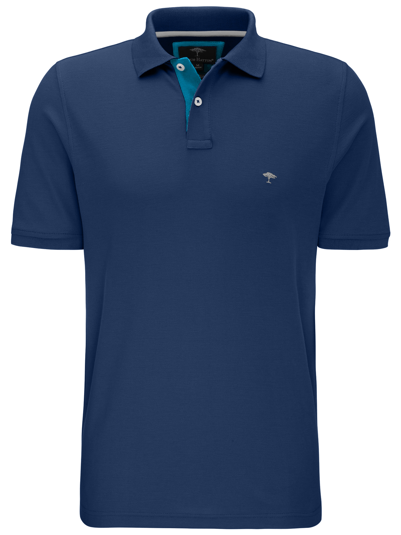 Fynch-Hatton Polo Plain Modern Fit in kleur Midnight | Jan Rozing ...