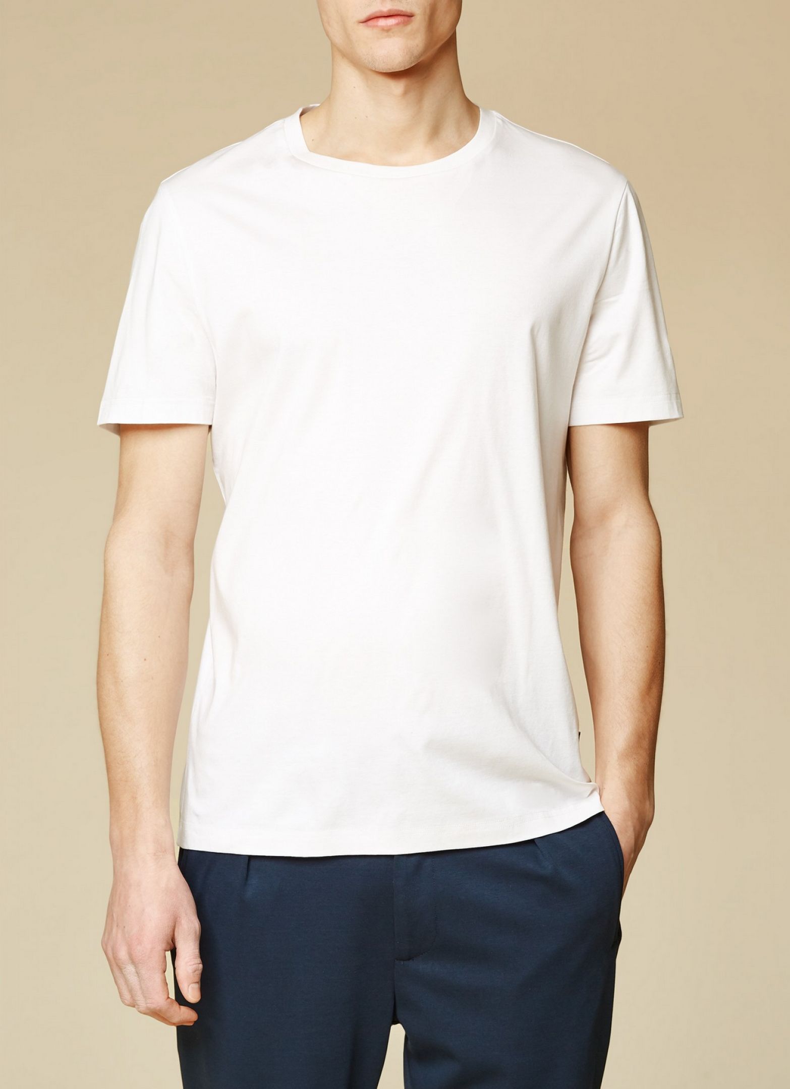 Maerz T-Shirt Single Jersey in kleur Pure White | Jan Rozing Mannenmode